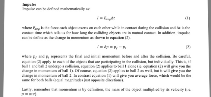 Solved I did this experiment and the data I collected is in | Chegg.com