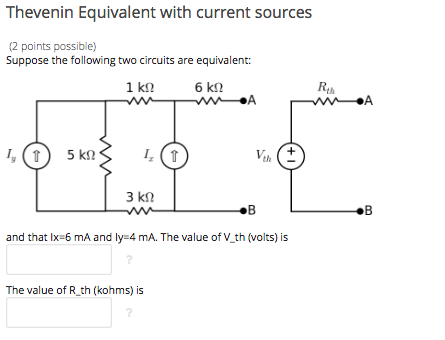 Solved Suppose the following two circuits are equivalent: | Chegg.com