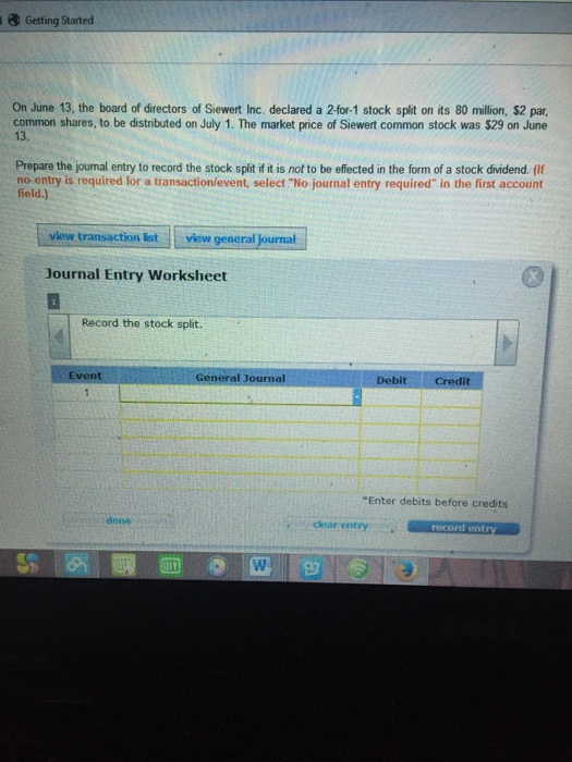 Solved On June 13. the board of directors of Siewert Inc | Chegg.com