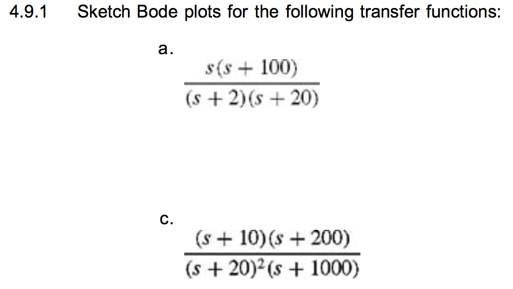 Solved plot magnitude and phase response for the relevant | Chegg.com