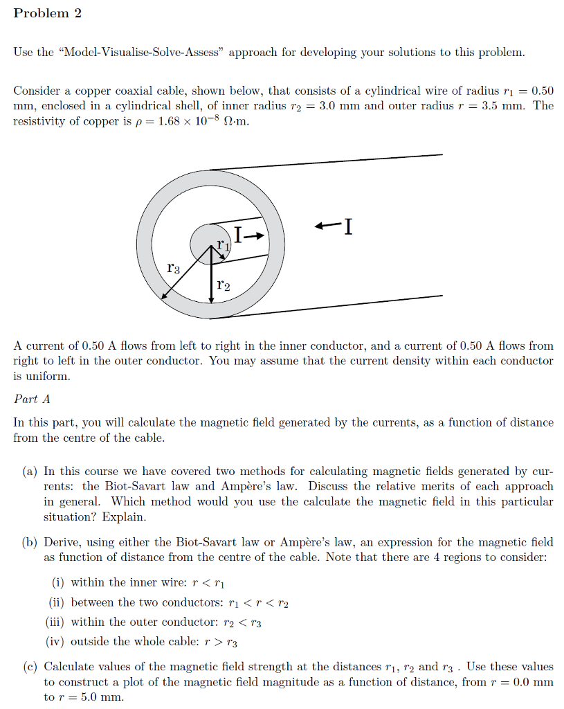 Solved PHYS1002 Electromagnetism and Modern Physics Part B | Chegg.com