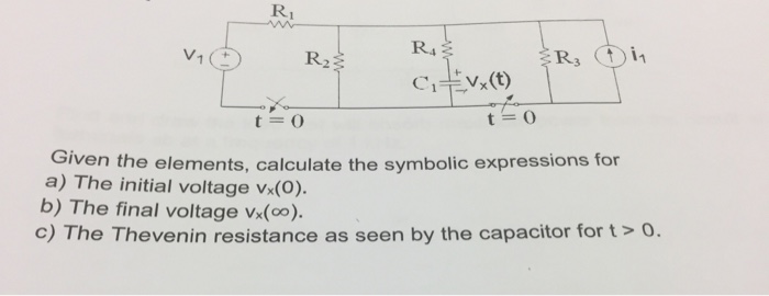 Solved Given the elements, calculate the symbolic express | Chegg.com