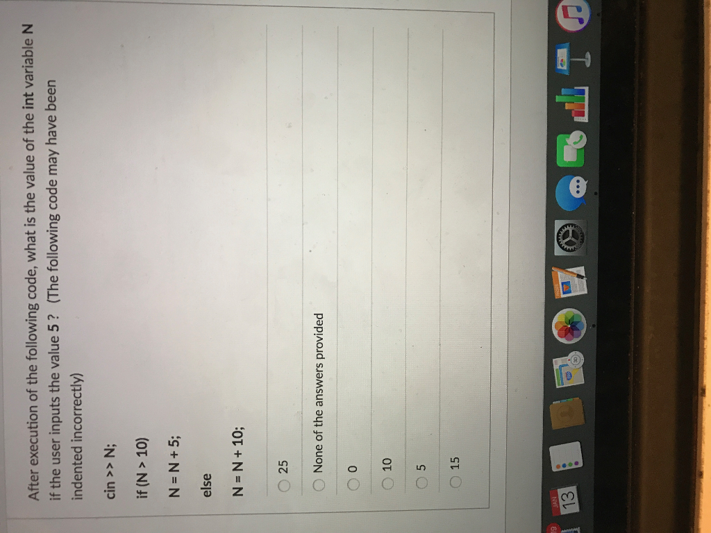 Solved After Execution Of The Following Code What Is The