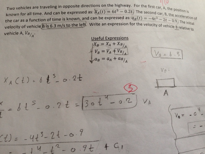 Solved It's dynamics class. Its civil and mechanical | Chegg.com