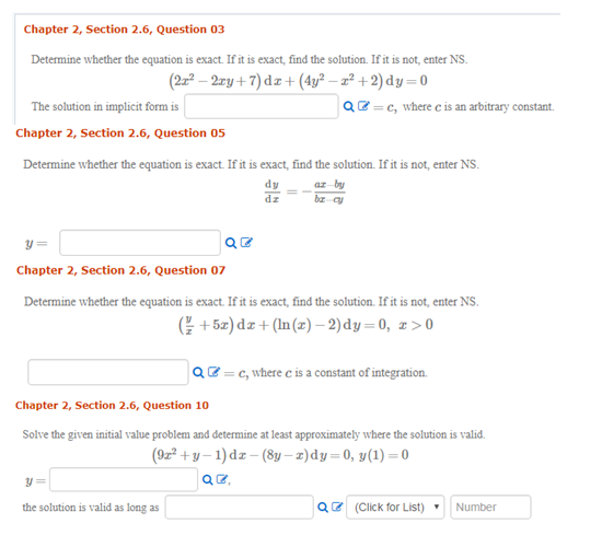 Solved Determine Whether The Equation Is Exact If It Is