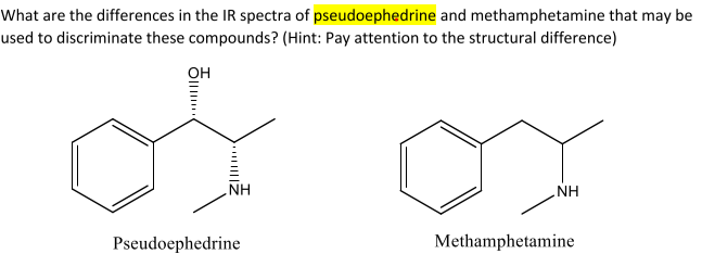 Solved What are the differences in the IR spectra of | Chegg.com