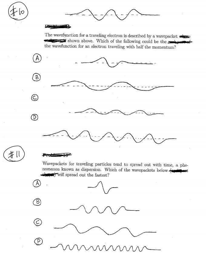 Solved The Wavefunction For A Traveling Electron Is