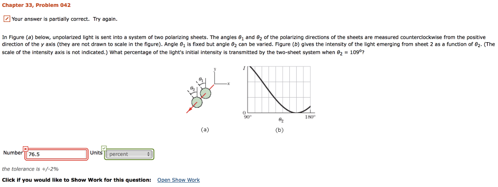 Solved Chapter 33, Problem 042 Your answer is partially | Chegg.com