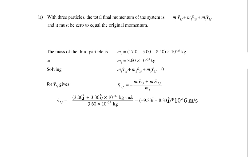 Solved An unstable nucleus of mass 17.0*10^-27 kg, initially | Chegg.com