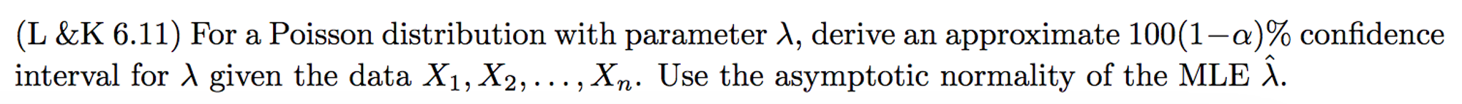 Solved For a Poisson distribution with parameter lambda, | Chegg.com