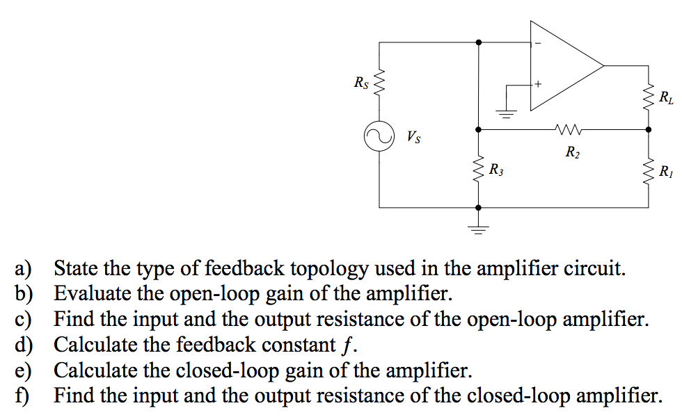 Solved The Amplifier Circuit Shown Below Uses An