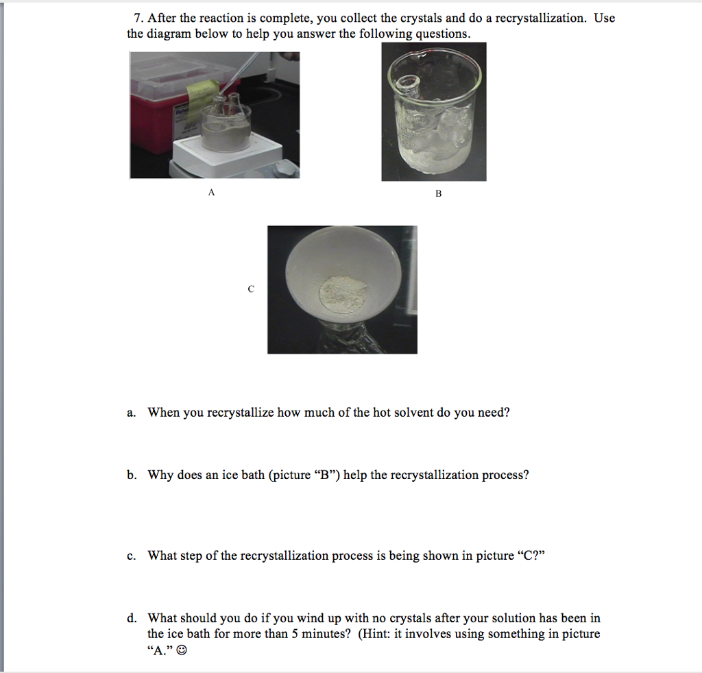Recrystallization Crystals