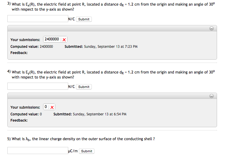 Solved An infinite line of charge with linear density ?1 = | Chegg.com