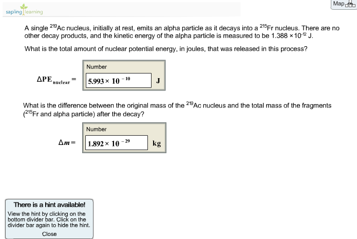 Solved A single^219Ac nucleus, initially at rest, emits an | Chegg.com