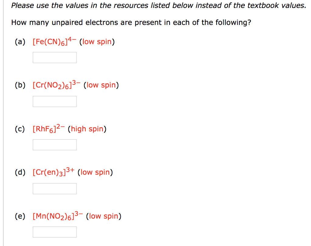 Solved Please use the values in the resources listed below | Chegg.com