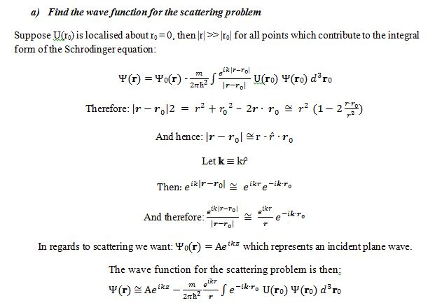 Solved Problem 2. Scattering problem Consider propagation of | Chegg.com