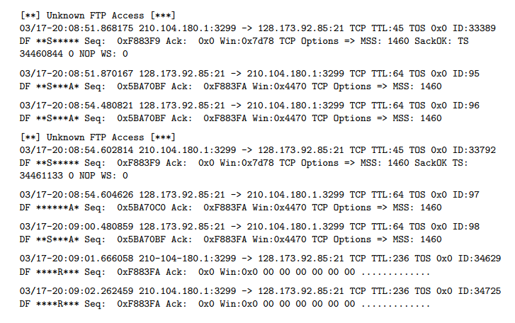 Solved If this is an attack, identify and describe the | Chegg.com