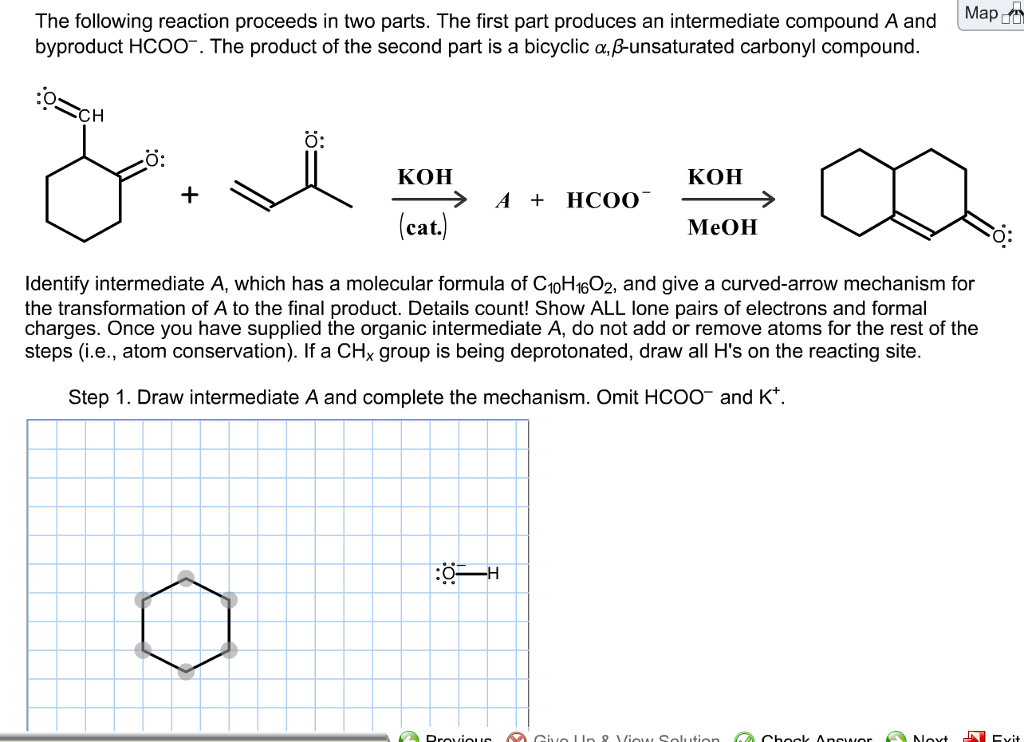 Solved The following reaction proceeds in two parts. The | Chegg.com