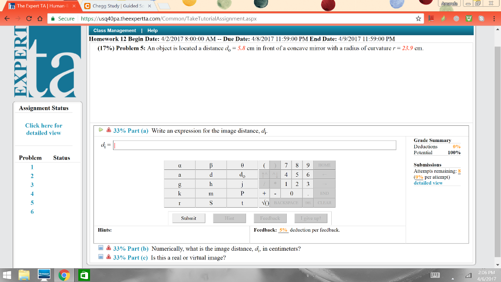 Solved a The Expert TAI Human-li x C Chegg study Guided so x | Chegg.com