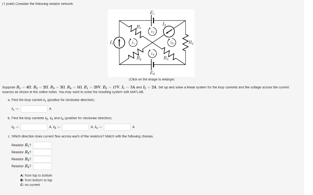 Solved Consider the following resistor network: Suppose R_1 | Chegg.com