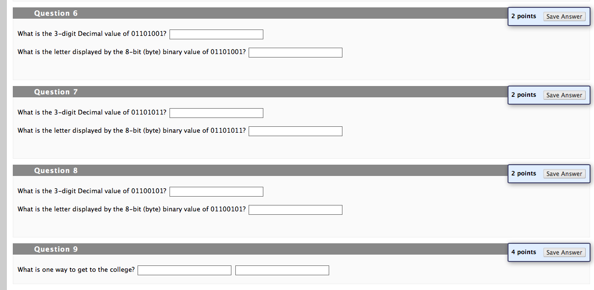 Solved Question 1 2 points Save Answer What is the 3-digit | Chegg.com