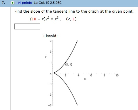 Solved 1. -/1 points LarCalc 10 2.5.002. Find dy/dx by | Chegg.com