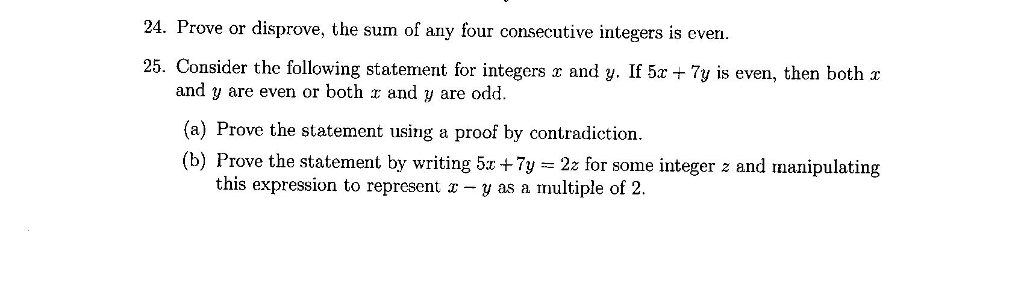 Solved Prove or disprove, the sum of any four consecutive | Chegg.com