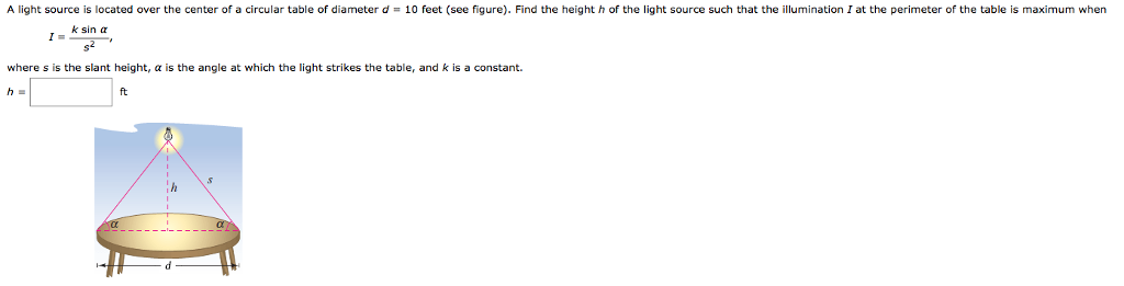 Solved A light source is located over the center of a | Chegg.com