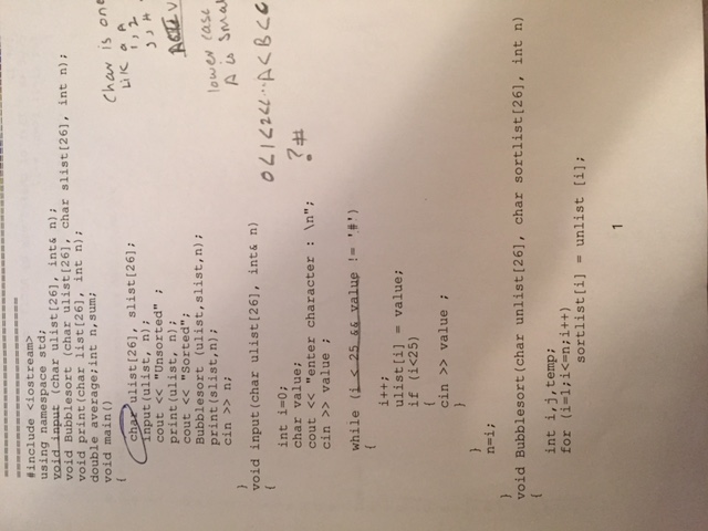 Solved include using namespace std: void input (char | Chegg.com