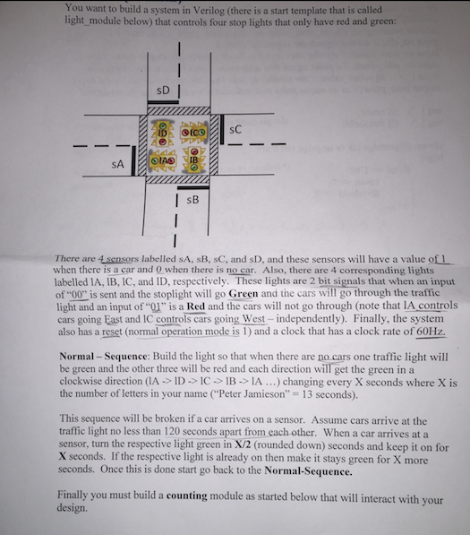 Solved You want to build a system in Verilog (there is a | Chegg.com