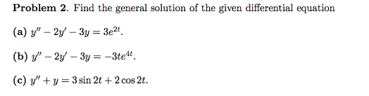 Solved Find the general solution of the given differential | Chegg.com