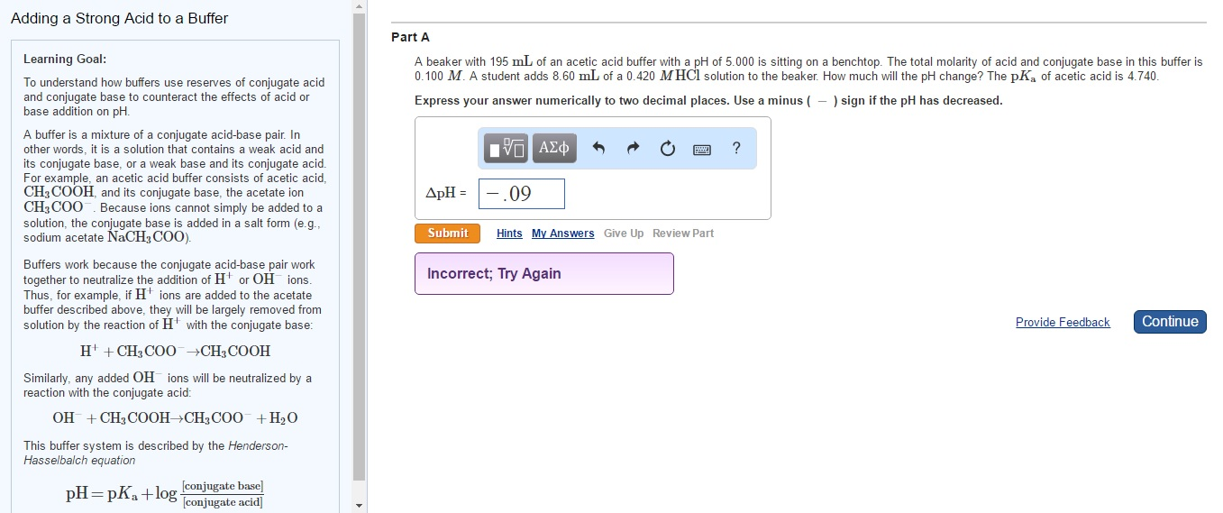 Solved To understand how buffers use reserves of conjugate | Chegg.com