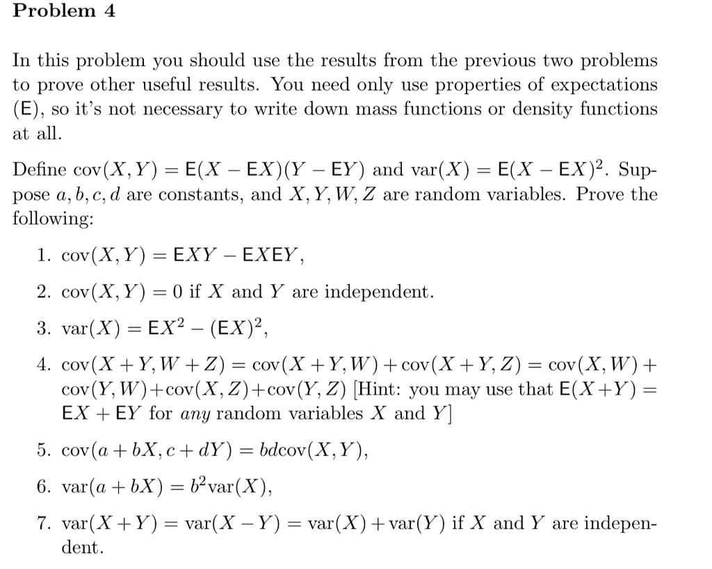 Solved Problem 4 In This Problem You Should Use The Results 8773
