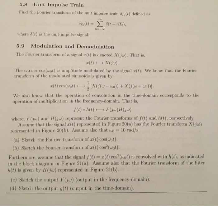 Solved Answer both 5.8 and 5.9 and all ALL SECTIONS OF | Chegg.com