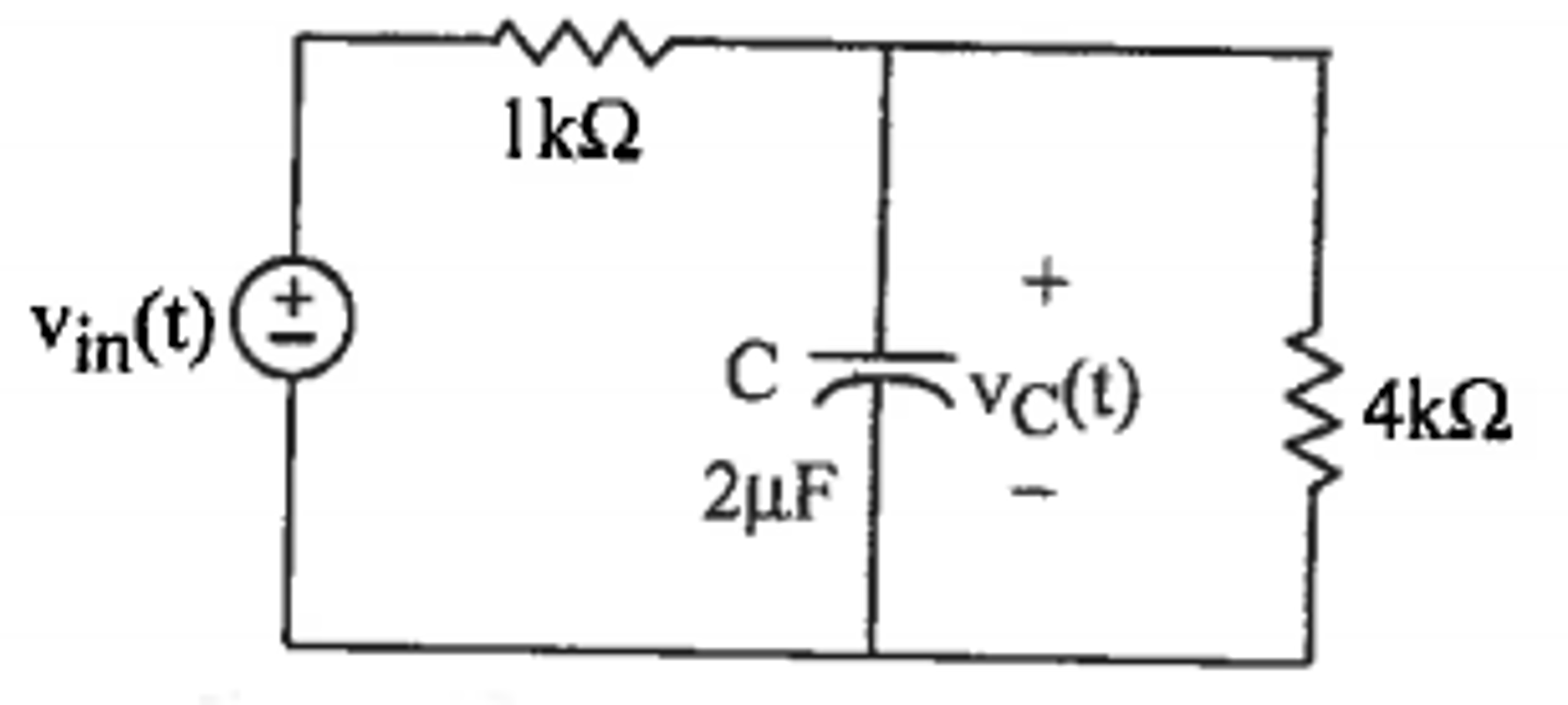 Solved For the circuit shown below, find zero input response | Chegg.com