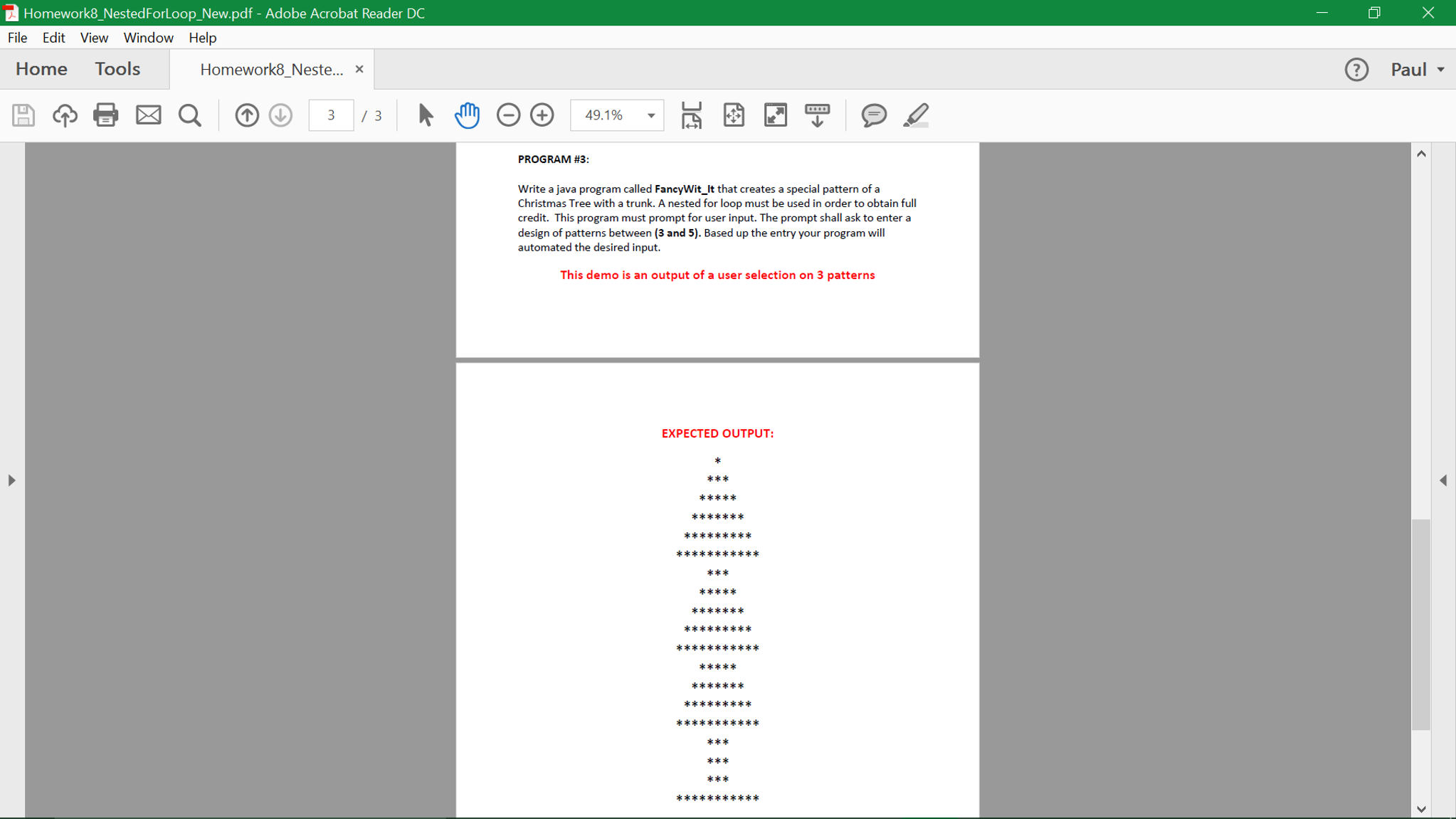 Solved Write a java program called FancyWit_lt that creates | Chegg.com