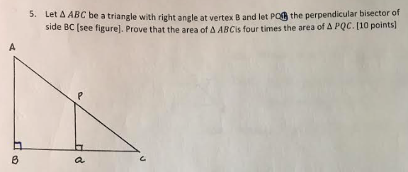 Solved Let Delta ABC be a triangle with right angle at | Chegg.com