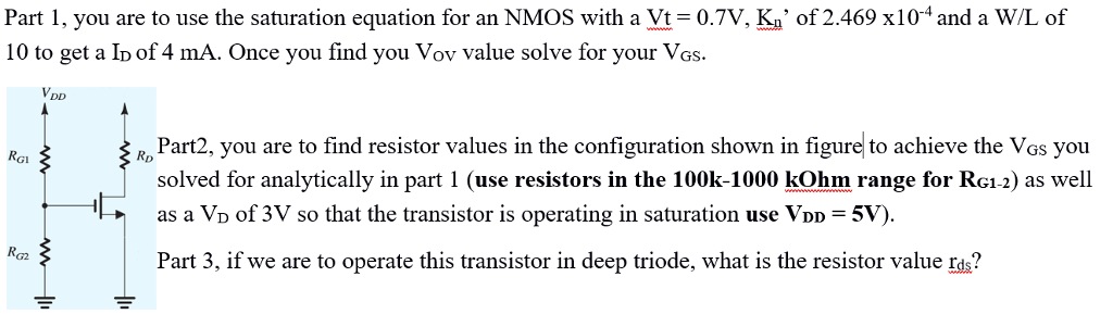 Solved Part l, you are to use the saturation equation for an | Chegg.com