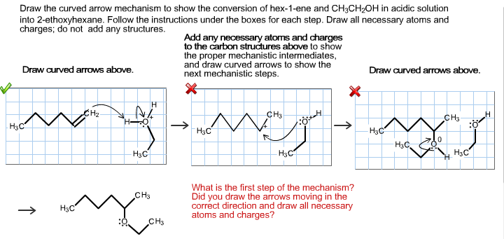 Solved Draw the curved arrow mechanism to show the | Chegg.com