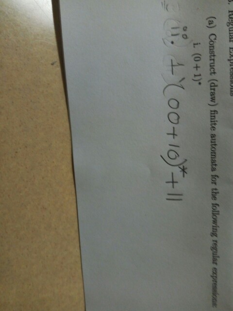 Solved A Construct Draw Finite Automata For The