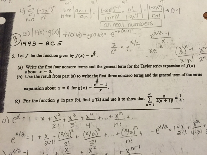 Solved Write the first four nonzero terms and the general | Chegg.com