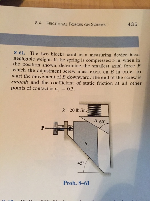 Solved The two blocks used in a measuring device have | Chegg.com