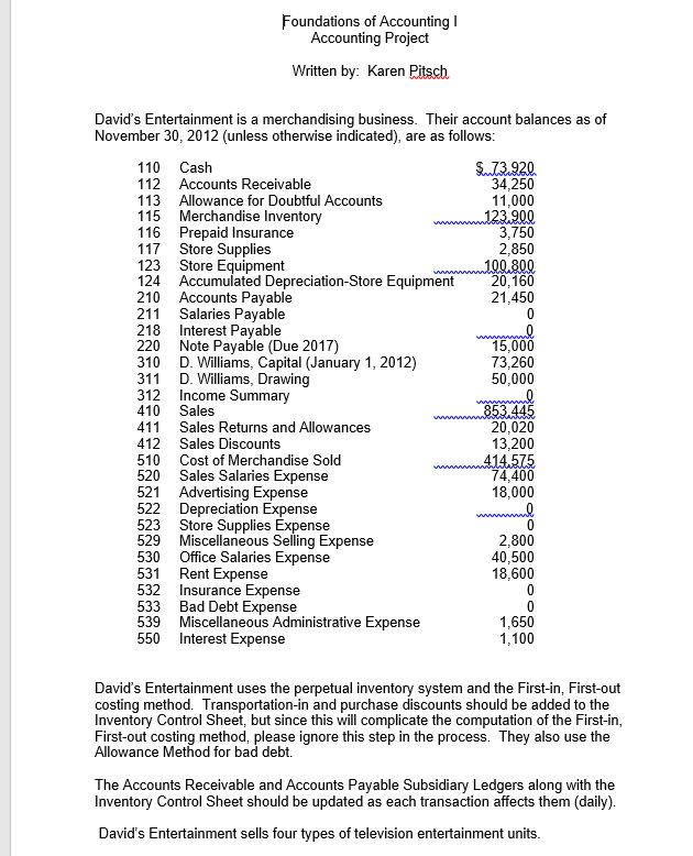 Solved Complete a general ledger for the Income statement | Chegg.com