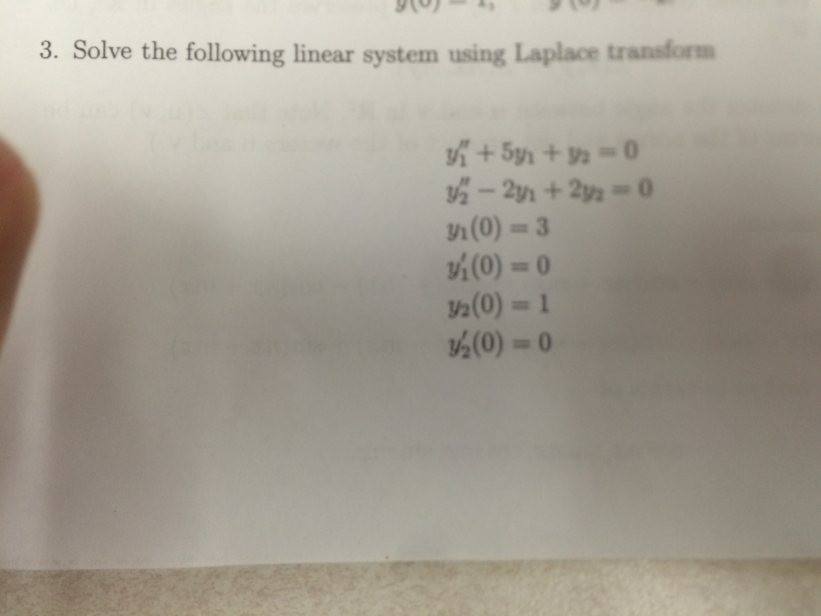 Solved 3. Solve the following linear system using Lapin | Chegg.com