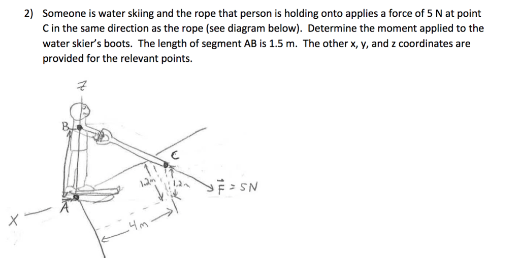 Solved Someone is water skiing and the rope that person is | Chegg.com