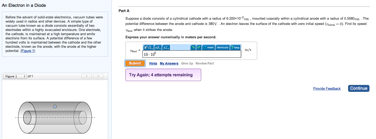 Solved An Electron in a Diode Before the advent of | Chegg.com