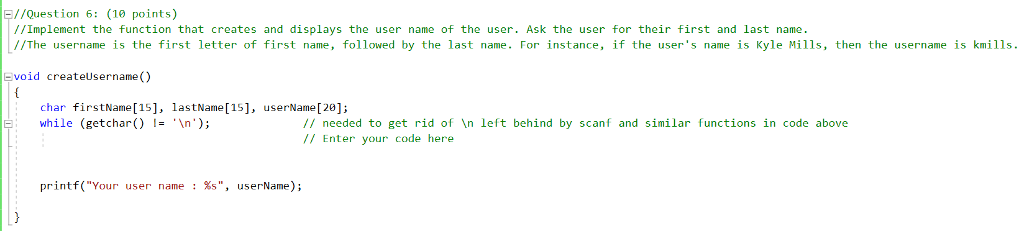 Solved Equestion 6 10 Points Implement The Function 