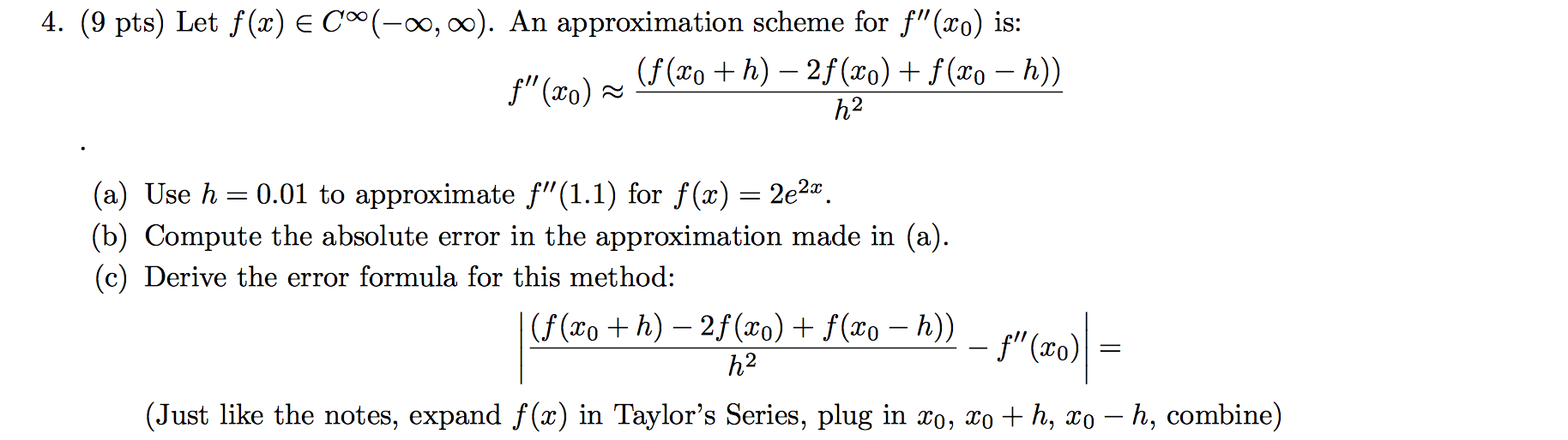 Solved Let f(x) epsilon C^infinity (- infinity, infinity). | Chegg.com