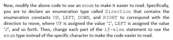 Solved #include using namespace std; int main) char ch; | Chegg.com