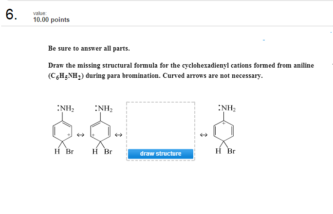Solved Be sure to answer all parts. Draw the missing | Chegg.com